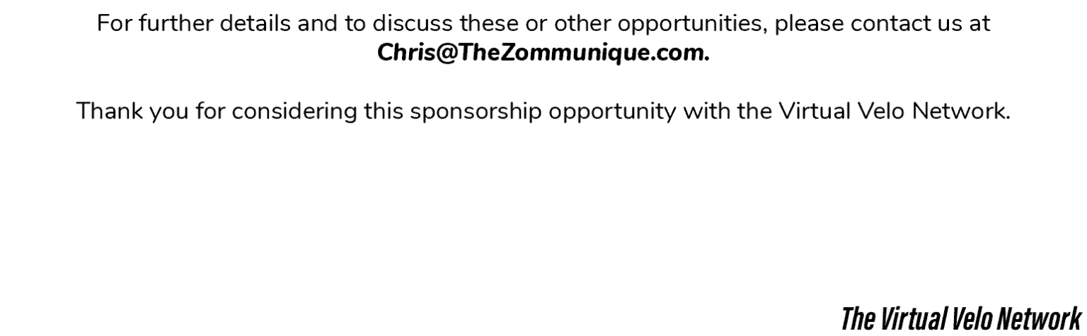 Virtual Velo NetworkVirtual Velo Network | The Zommunique