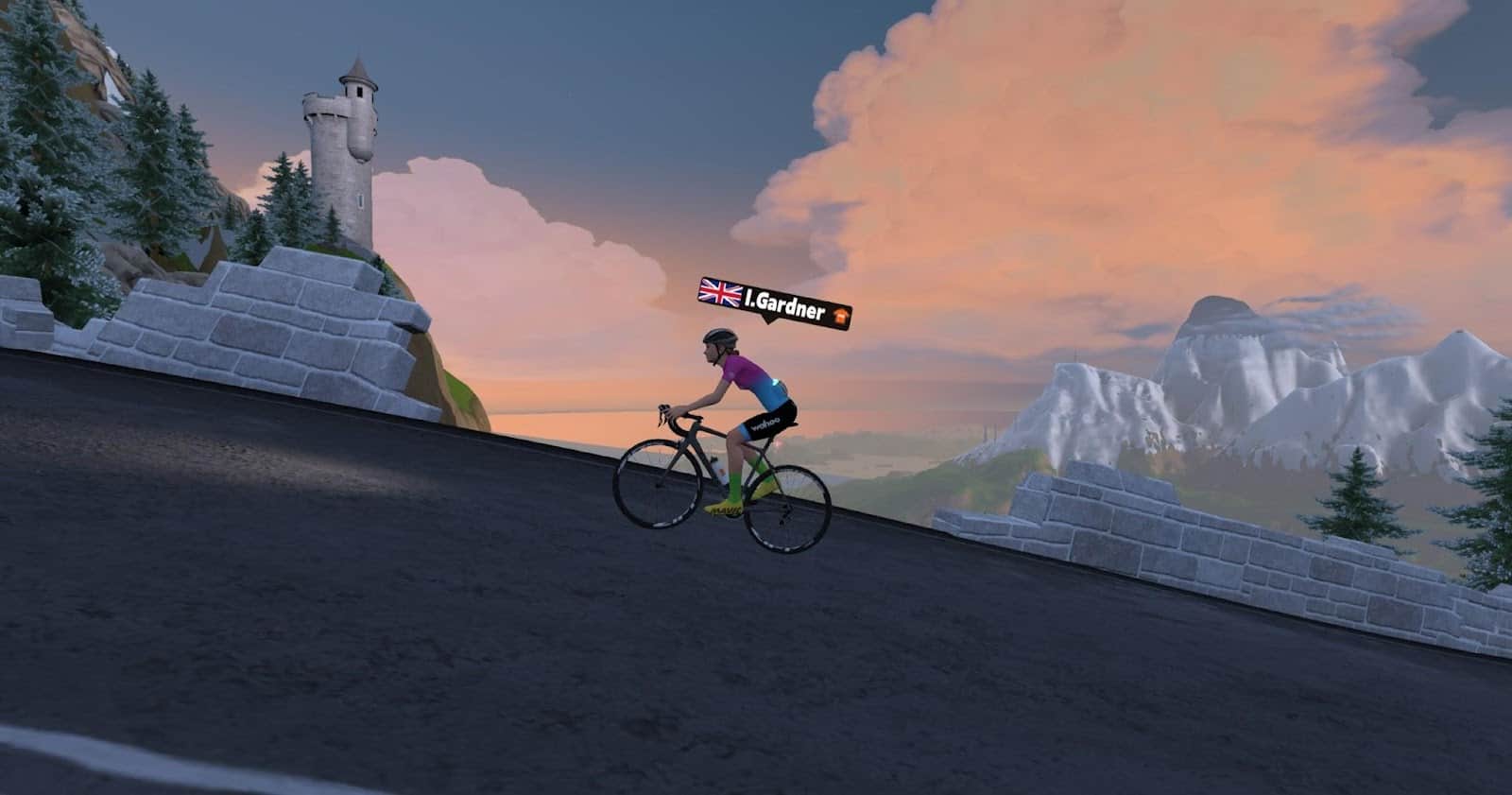 Cyclist Illi Gardner Training - The Zommunique'