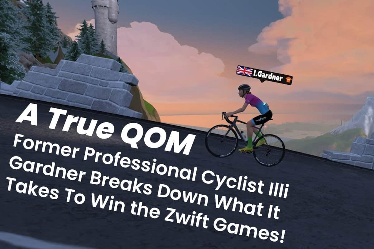 Cyclist Illi Gardner Training - The Zommunique'
