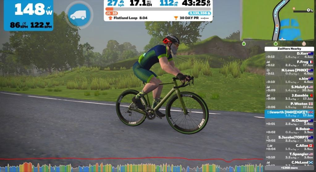 Through Virtual Cycling Military Veteran and Recumbent Rider Andy ...