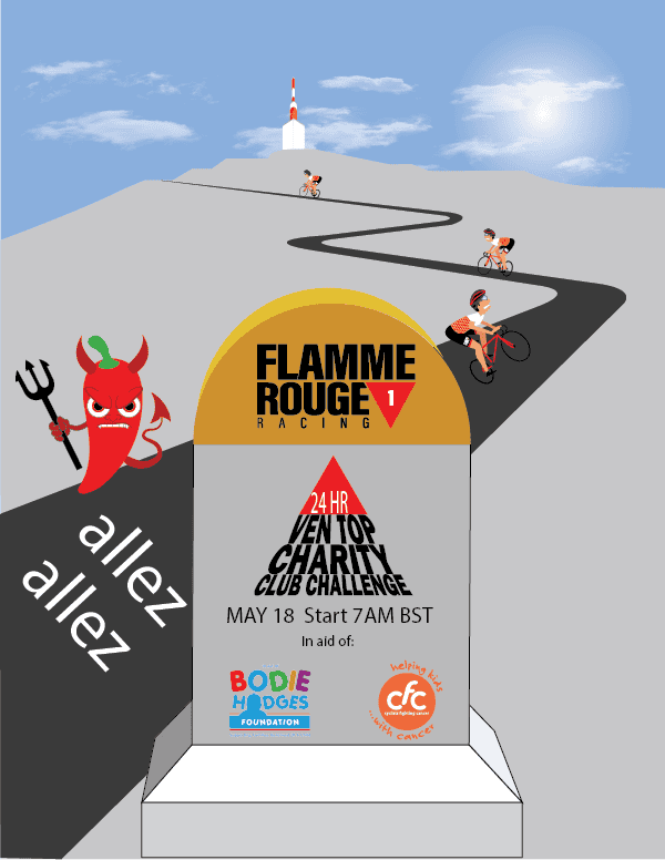 Flamme Rouge Racing 24 hrs Atop Ventop - The Zommunique'